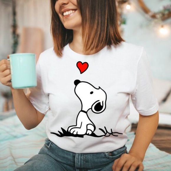 Shirts | Snoopy Shirt Snoopy Shirt Gift For Her Snoopy Love Shirt ...